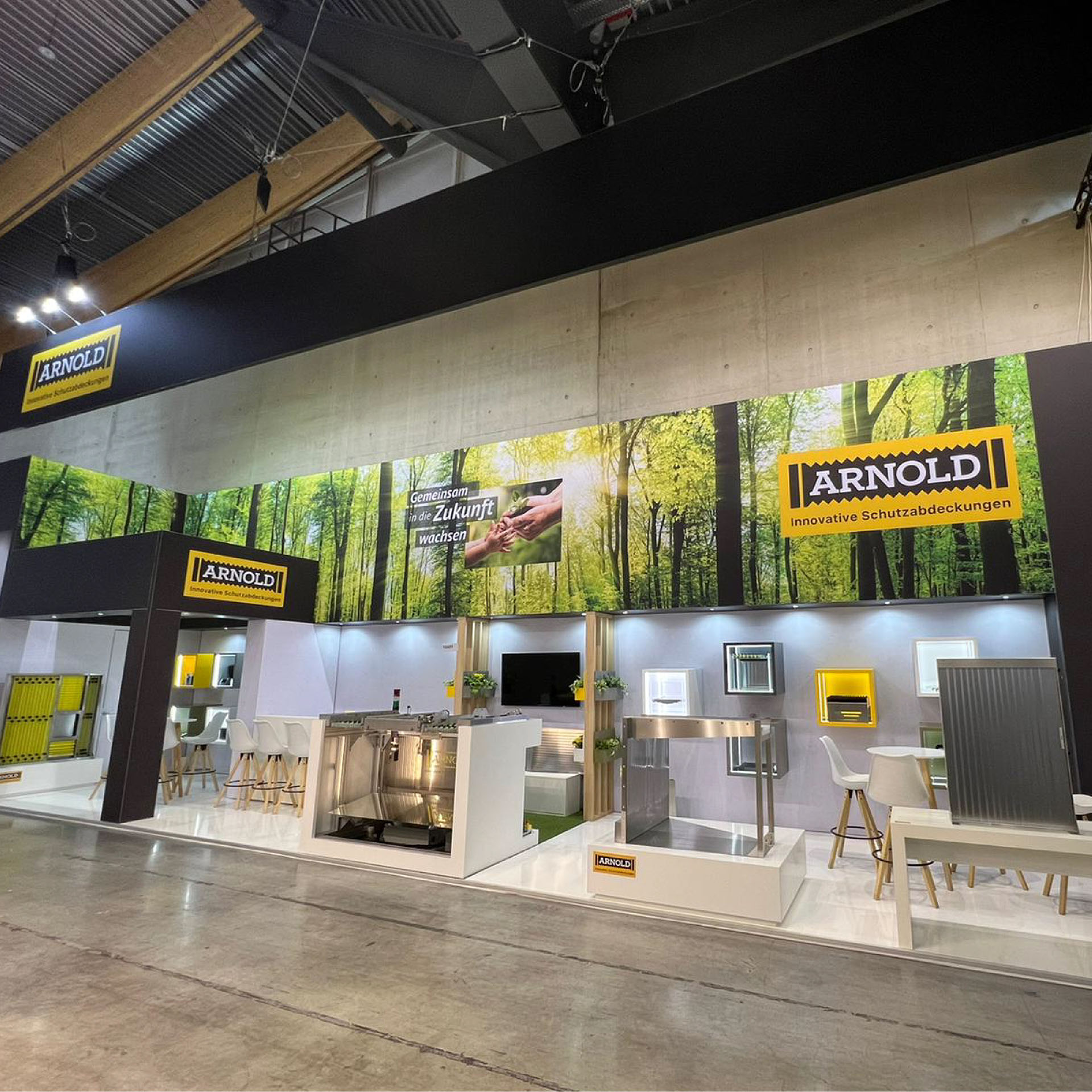 Exhibition stand of Arno Arnold at the AMB Stuttgart | bee