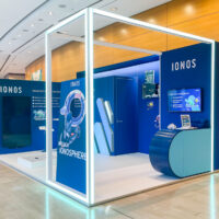 IONOS booth at the WordCamp Europe in Greece | bee